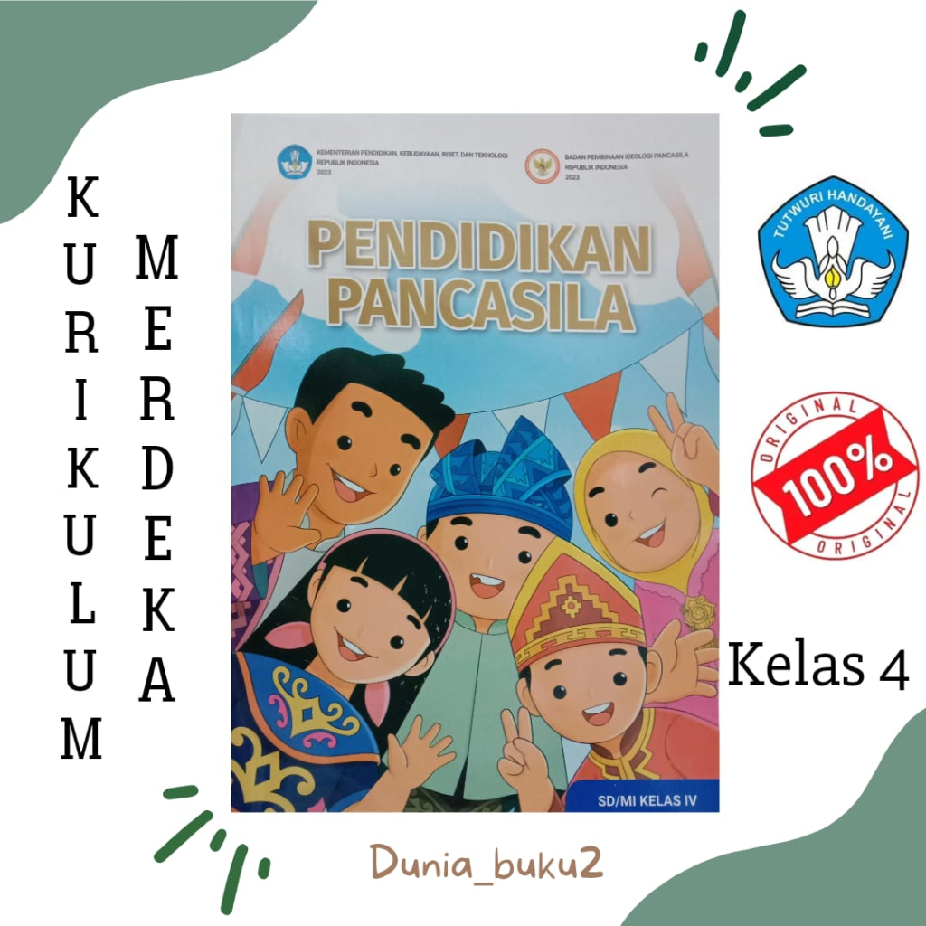 Jual BUKU SISWA PENDIDIKAN PANCASILA KURIKULUM PENGGERAK-MERDEKA KELAS 4 SD/MI | Shopee Indonesia