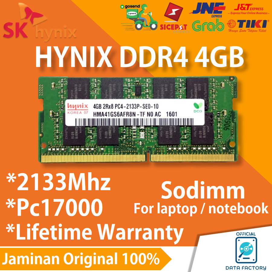 Jual RAM LAPTOP HYNIX DDR4 4GB 2133Mhz / PC17000 SODIMM NOTEBOOK MEMORY ...