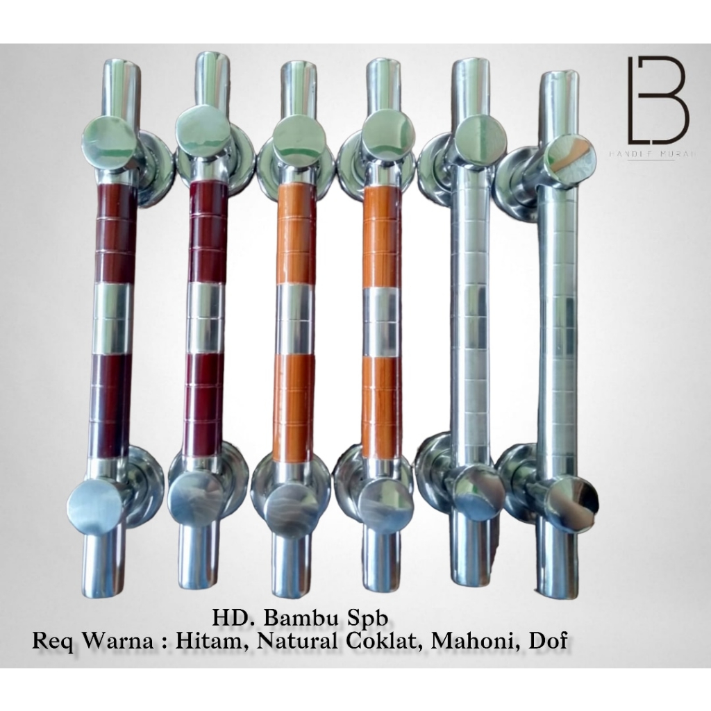 Jual Gagang pintu rumah model bambu 45cm/Tarikan pintu TERMURAH ...