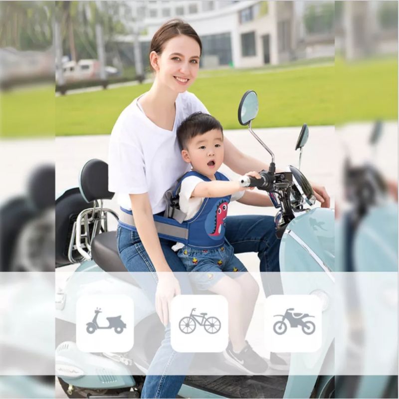 Jual Grandsuka PENGAMAN ANAK DI MOTOR SABUK MOTOR sabuk BONCENG Gendongan ANAK GENDONGAN ANAK ...