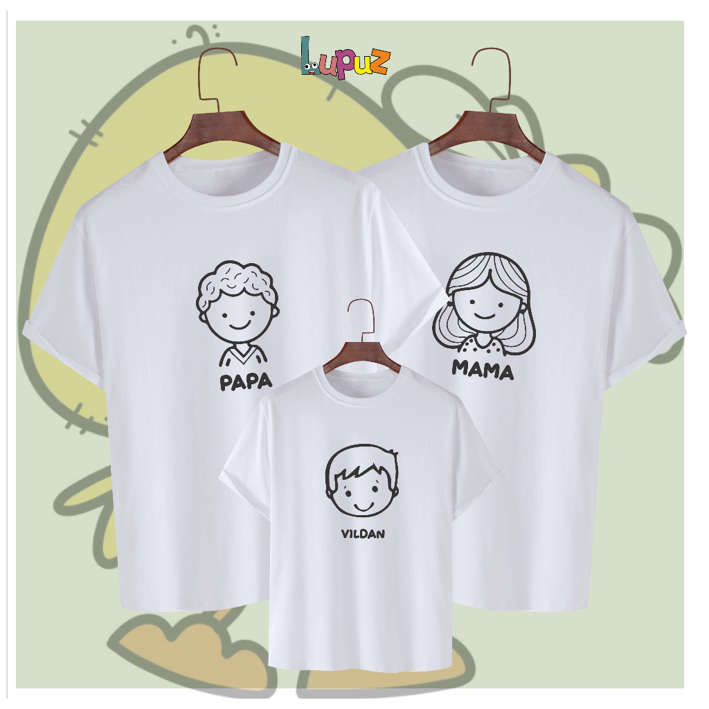 Jual KAOS COUPLE KELUARGA SKETSA WAJAH / KAOS GAMBAR AVATAR/KAOS ... Jual KAOS COUPLE KELUARGA SKETSA WAJAH / KAOS GAMBAR AVATAR/KAOS ...