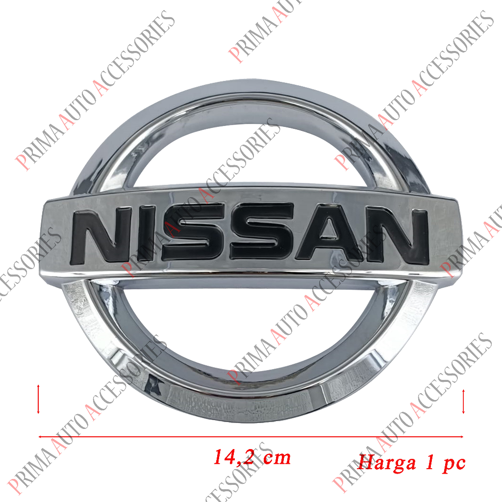 Jual Emblem Mobil Logo Nissan Bulat Chrome 14,2 cm | Shopee Indonesia