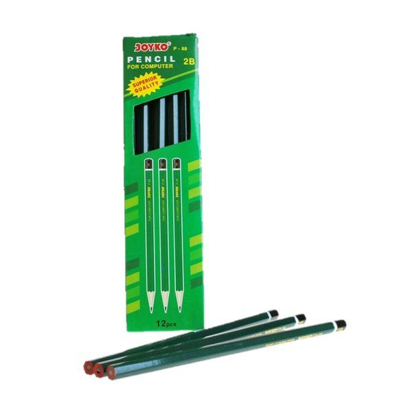 Jual 1 PCS PENSIL KAYU 2B JOYKO P 88 HIJAU | Shopee Indonesia