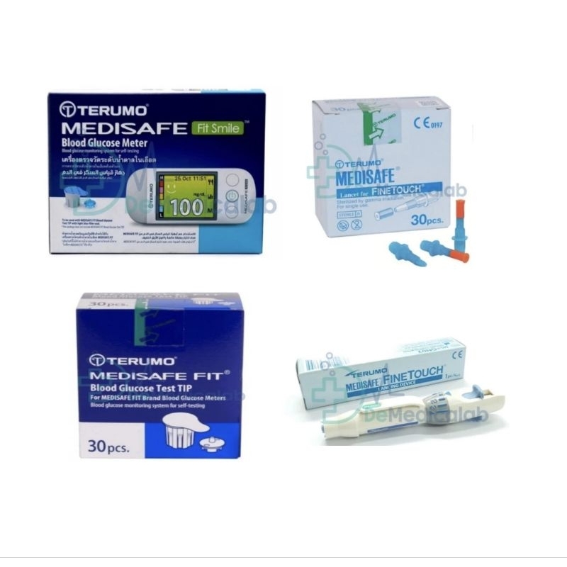 Jual TERUMO Medisafe Fit Smile Meter Alat Cek Gula Darah Blood Glucose ...
