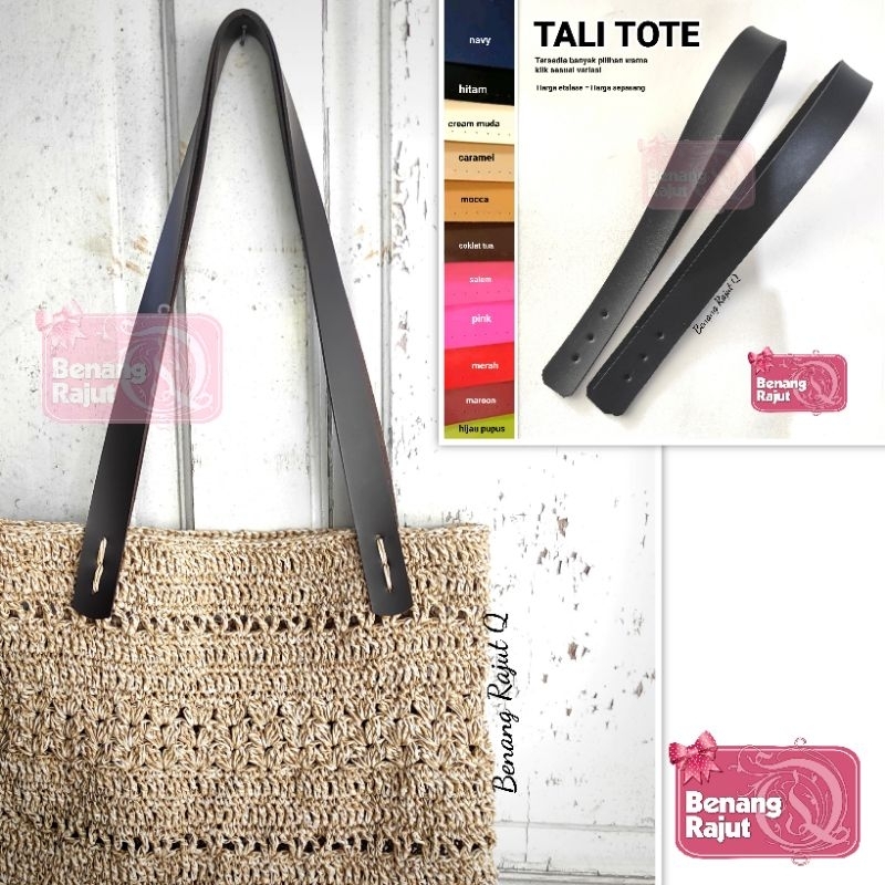 Jual TALI TAS TOTE kulsin - bahan kulit sintetis /HANDLE TAS / PEGANGAN ...