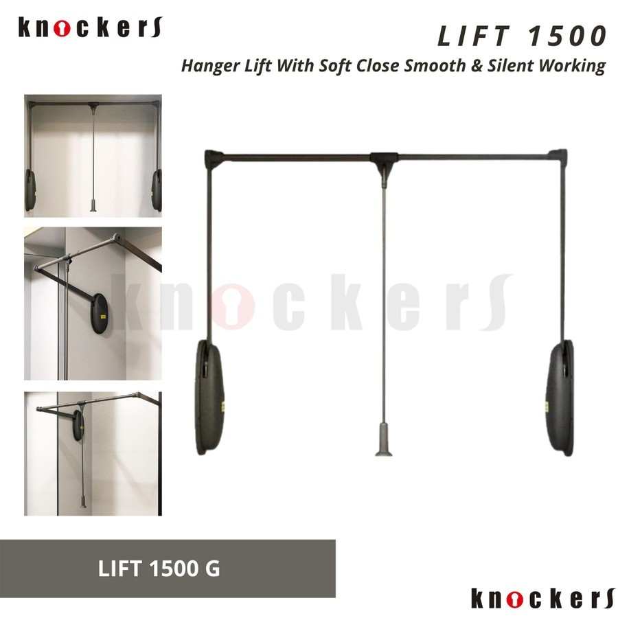 Jual Knockers Hanger Lift With Soft Close Closing Slow Motion Gantungan ...