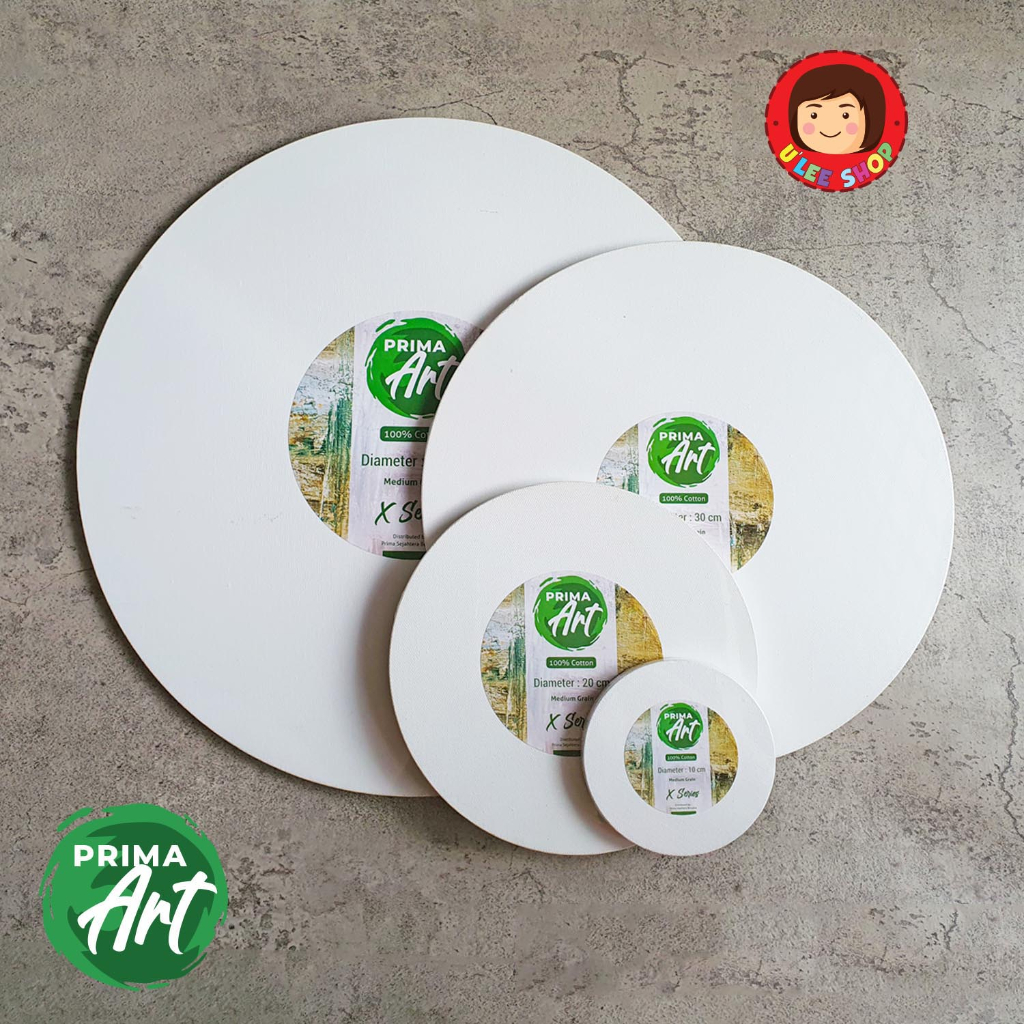 Jual Kanvas Lukis Lingkaran Prima Art Diameter 20 cm / Kanvas Round 20 ...