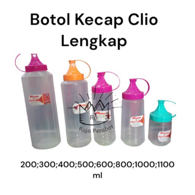 Jual BOTOL KECAP|SAOS MAMA CLIO 200-1100ML | Shopee Indonesia