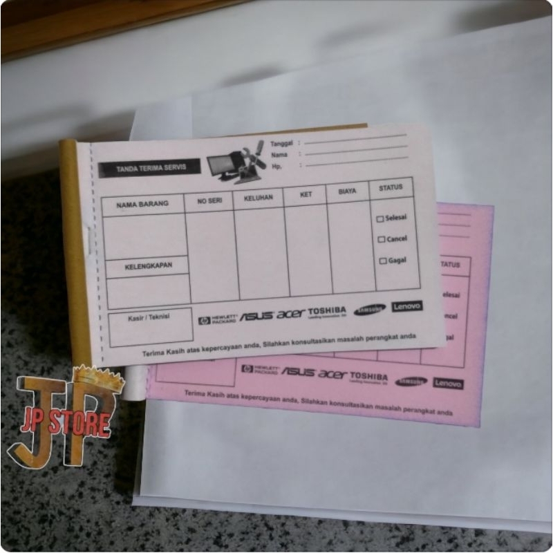 Jual NOTA TOKO KOMPUTER 2 PLY 1/4 FOLIO | UNTUK SERVICE KOMPUTER DAN ...