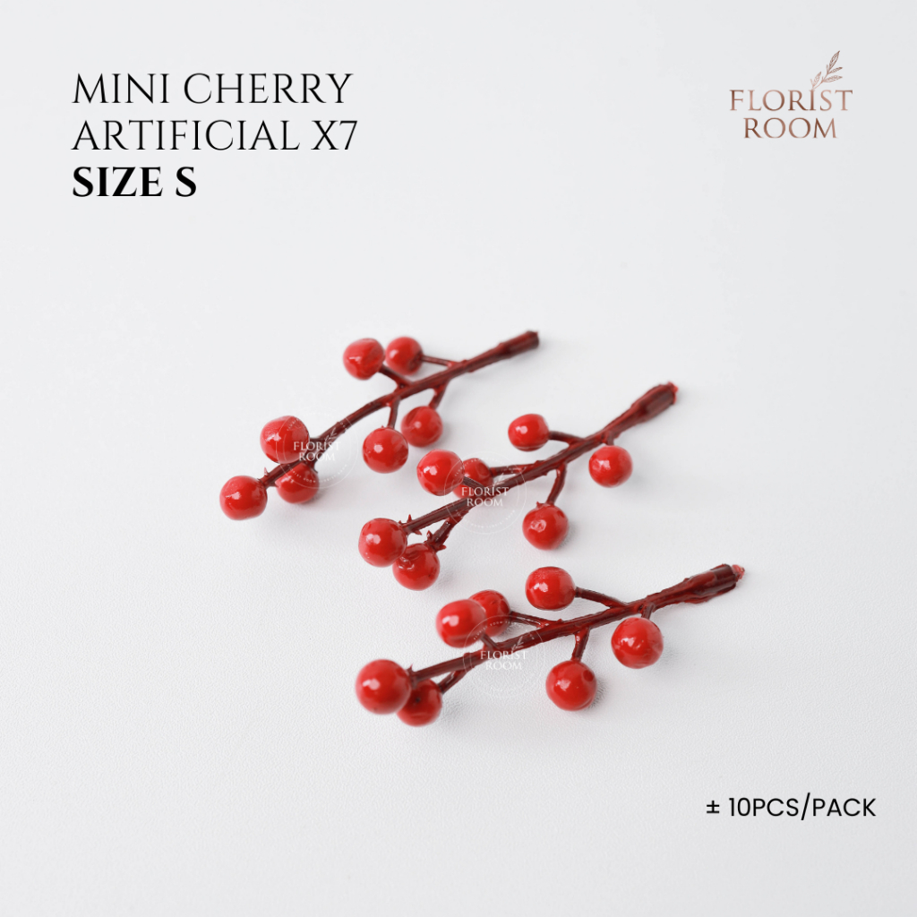 Jual Mini Cherry Artificial X7 isi ±10Pcs/Pack | Shopee Indonesia