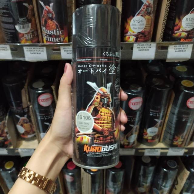Jual Pilok Pylox Samurai Paint Standard Light Grey 106 Abu Muda Standar ...