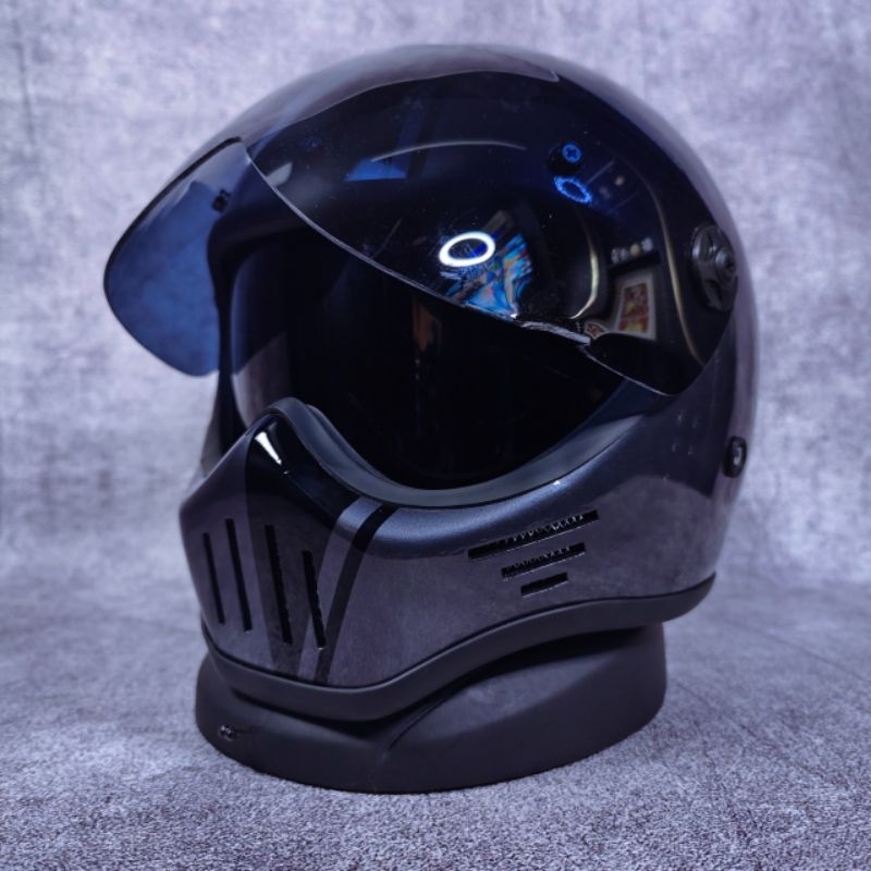 Jual HELM CUSTOM SIMPSON M30 KLASIK RETRO FULLFACE | Shopee Indonesia