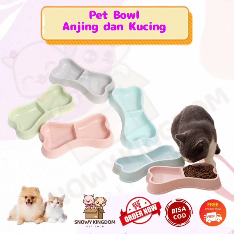 Jual tempat makan anjing kucing double murah (baca deskripsi) | Shopee ...
