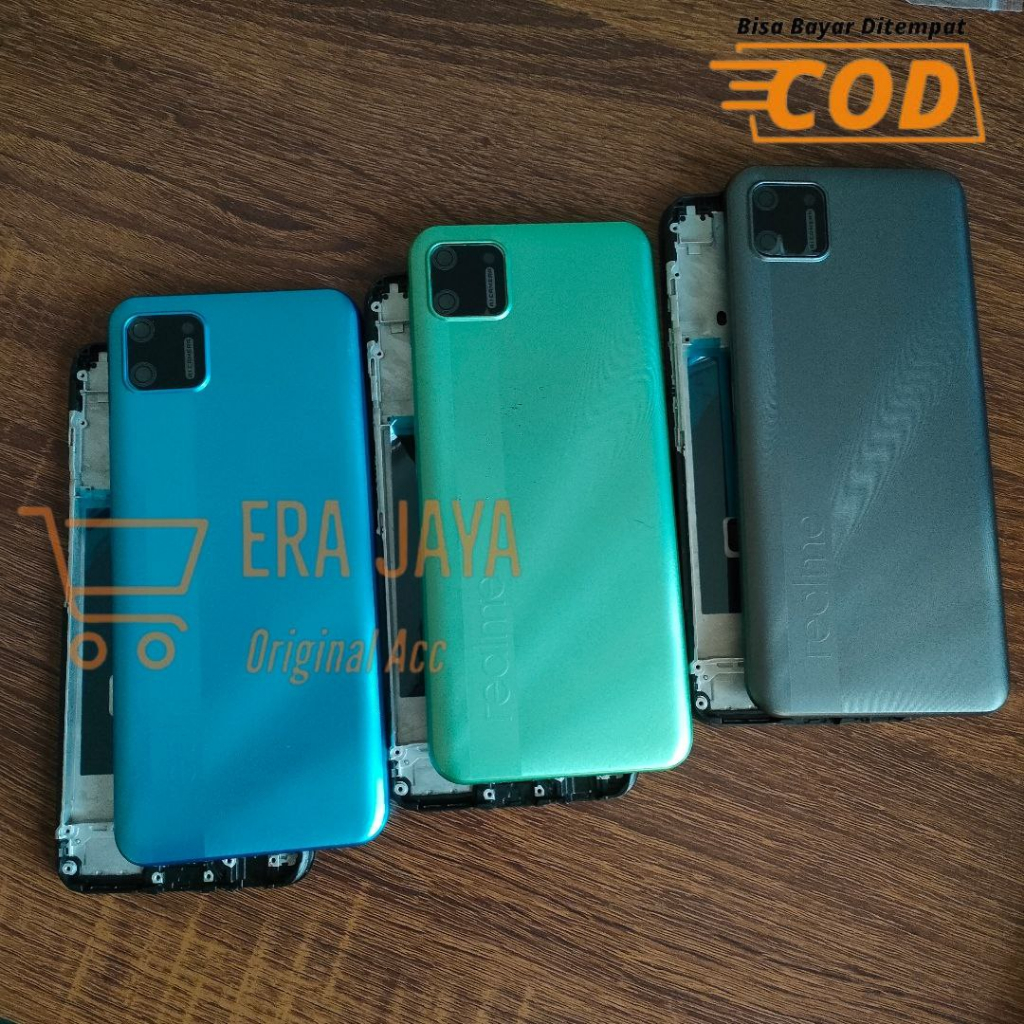 Jual REALME C11 - Casing Fullset Hp Realme C11 RMX2185 Backdoor Tutup Belakang + Frame Tulang ...