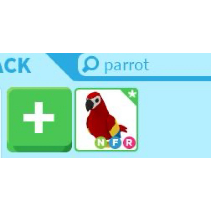Jual Parrot NFR Adopt Me Pet | Shopee Indonesia