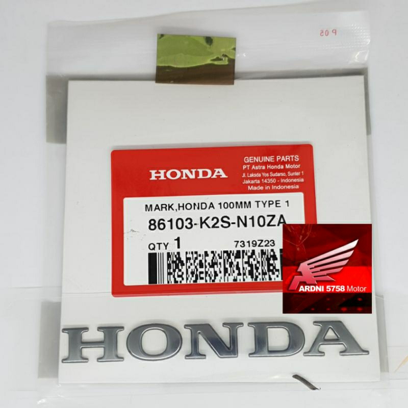 Jual EMBLEM MARK STICKER STIKER TIMBUL 3D LABEL LOGO TULISAN HONDA ...