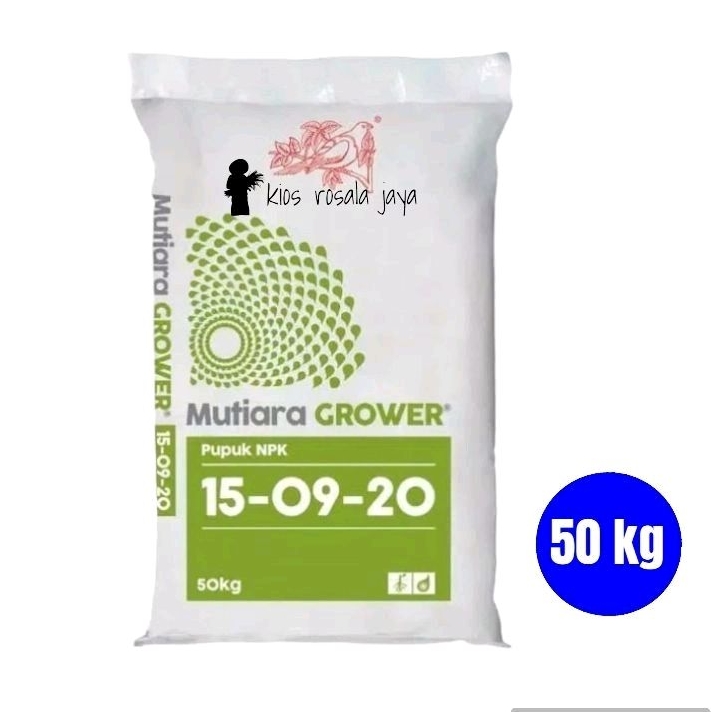 Jual Pupuk NPK GROWER 15 09 20 TE kemasan 50 kg | Shopee Indonesia
