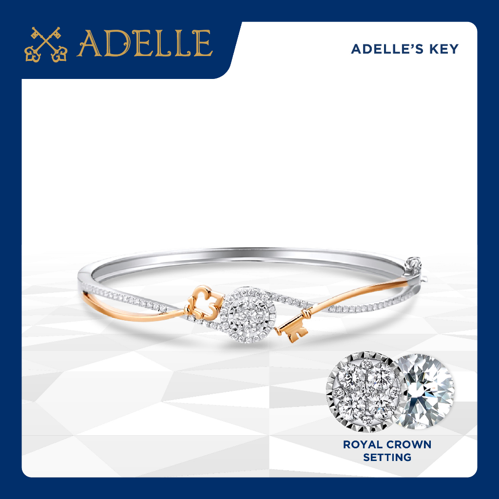 Jual Adelle Jewellery - Adelle's Key Rayna - Gelang Emas Berlian ...