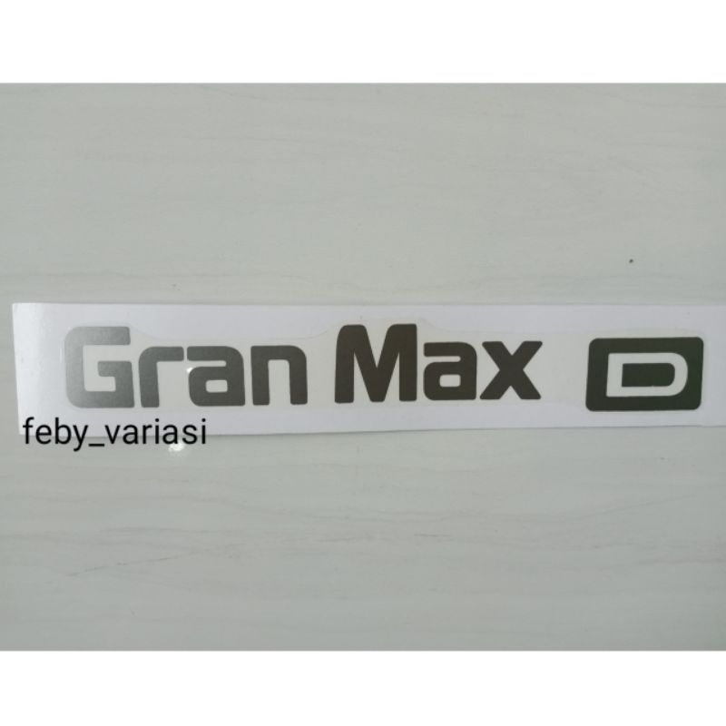 Jual Stiker Tulisan Grand Max / Stiker Grand Max | Shopee Indonesia