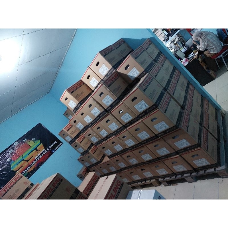Jual Bubuk Powder Coating STERLING. BLACK GLOSS 80% (20 kg) | Shopee ...