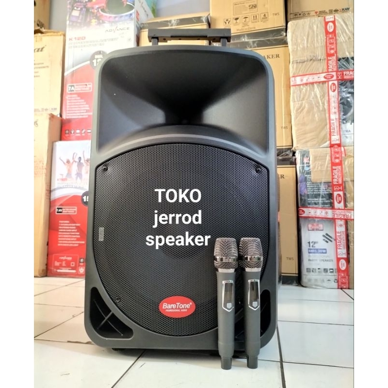 Jual SPEAKER BARETONE 15 INCH BLUETOH BARETONE MAX 15BWR POWER 250 WATT ...