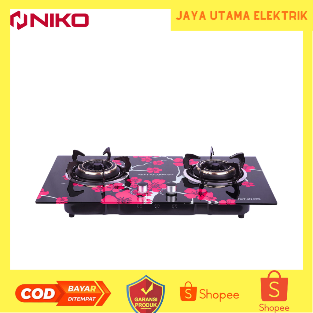 Jual Kompor Gas / Kompor Tanam Niko - 2 Tungku (2 IN 1) Reflection Next ...