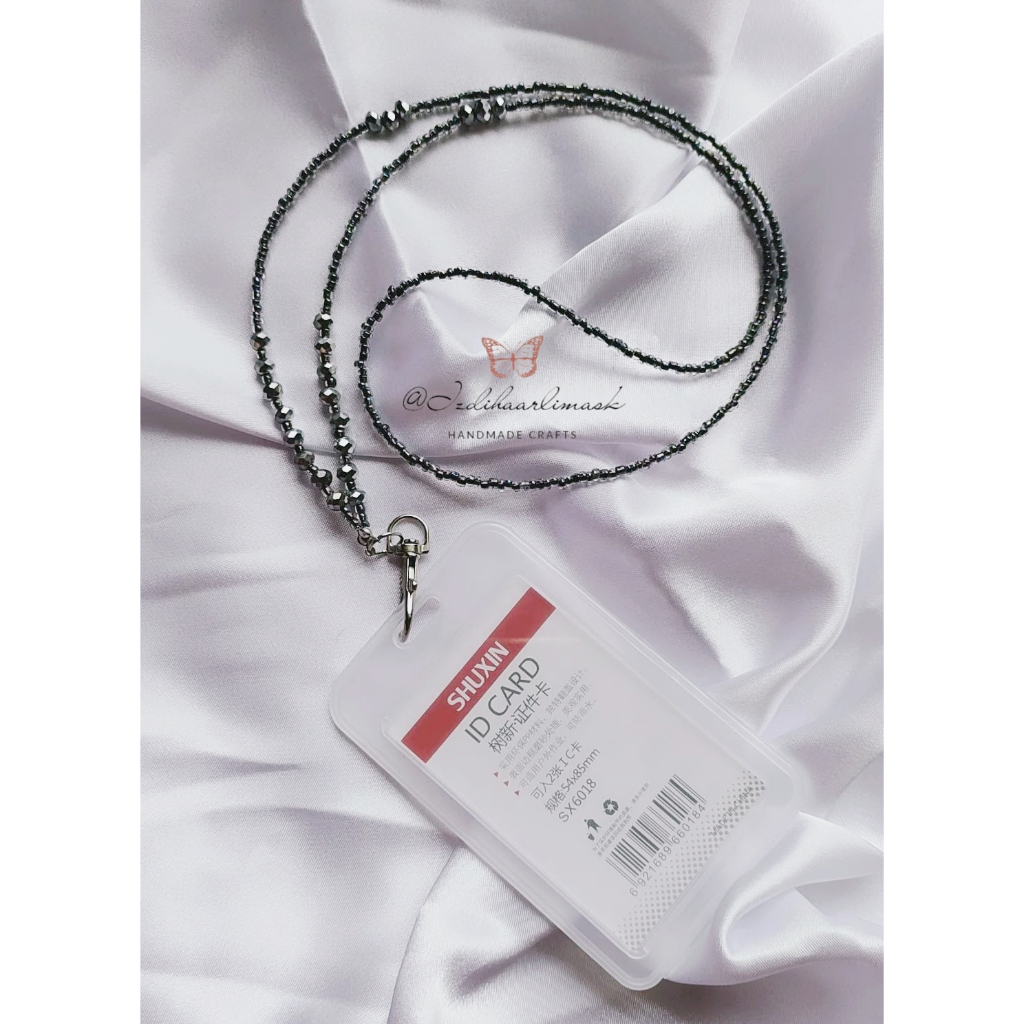 Jual " PART IV " LANYARD STRAP KALUNG NAME TAG ID CARD MANIK BEADS ...