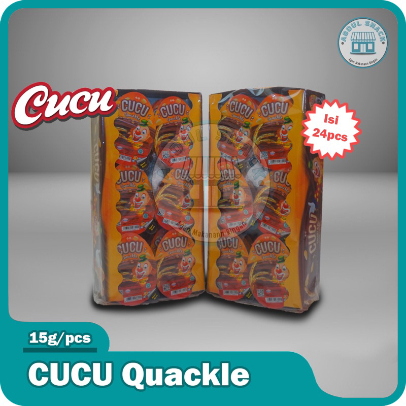 Jual Cucu Quackle Cereals Snack Cokelat Crispy Box isi 24 pcs | Shopee ...