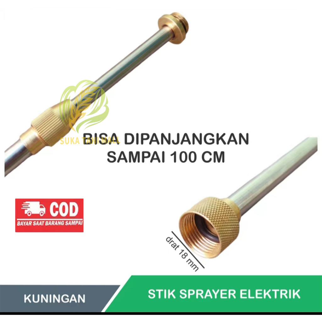 Jual Stick Lurus Sprayer Elektrik / Manual Bahan Kuningan Stainless ...