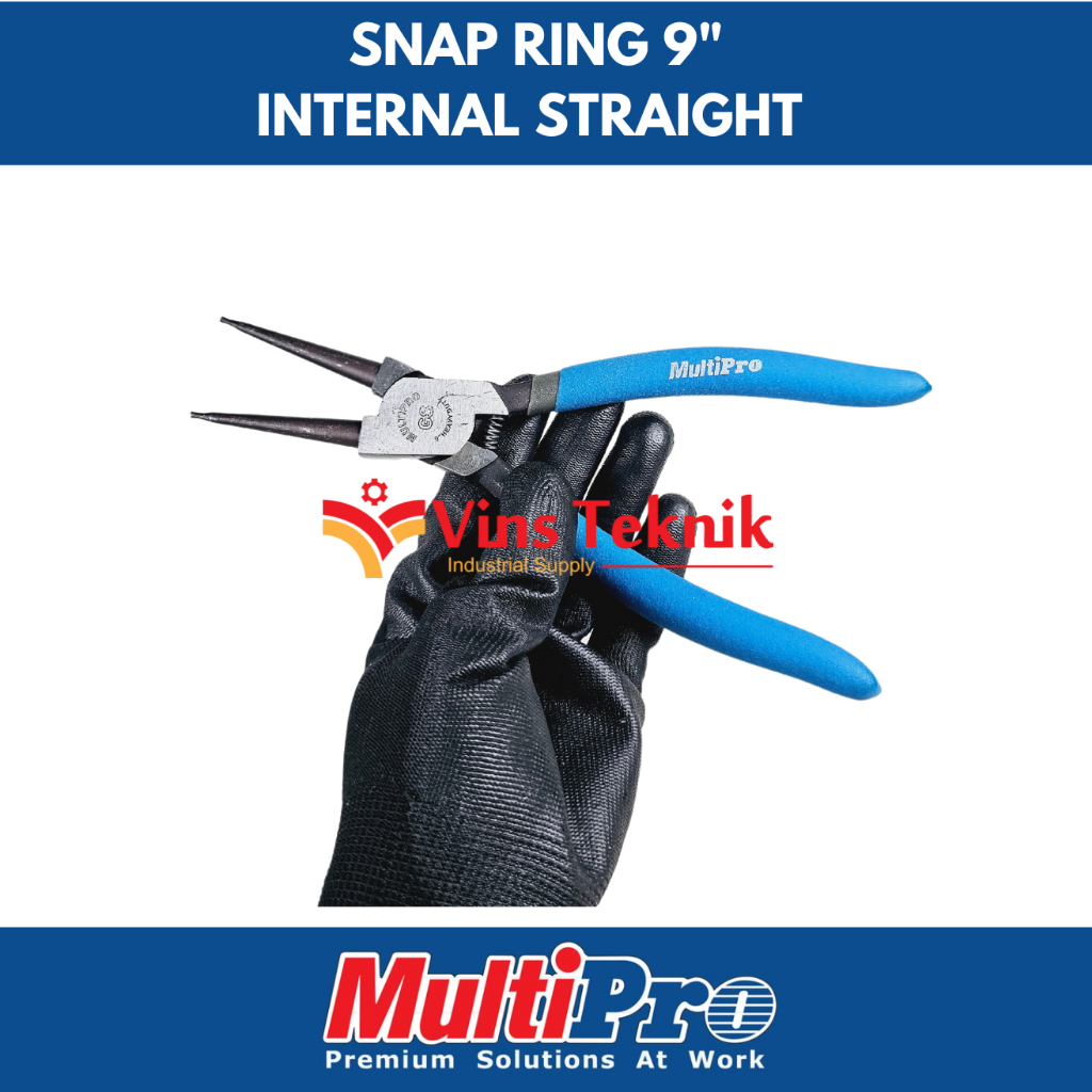 Jual Tang Snap Ring Pliers 9" INTERNAL STRAIGHT 9 INCH MULTIPRO ...