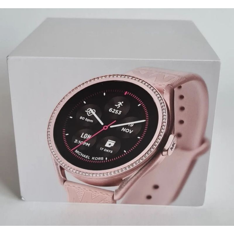 Jual MK smartwatch MKGO gen 5e pink blush mkt5116 | Shopee Indonesia