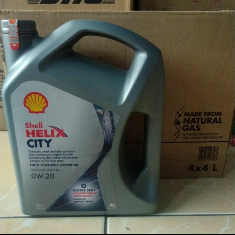 Jual Shell Helix City 0w20 Fullt Synthetic Motor Oil UK 4L Original ...