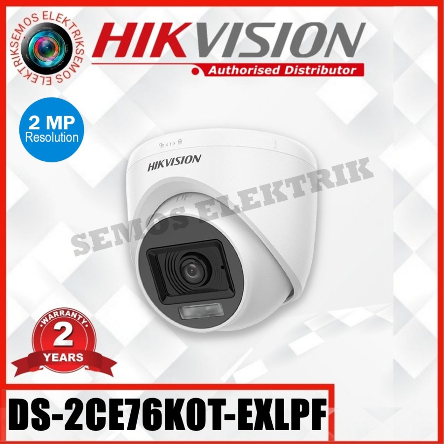 Jual HIKVISION DS2CE56H0T-ITPF 5MP CAMERA INDOOR HIKVISION TURBO HD | Shopee Indonesia