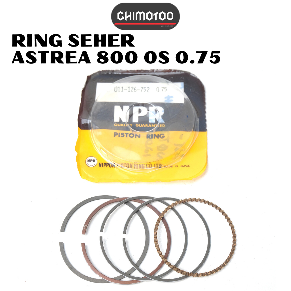 Jual Ring Piston Seher Honda Astrea 800 Asdap Star Os Oz Oversize Size ...