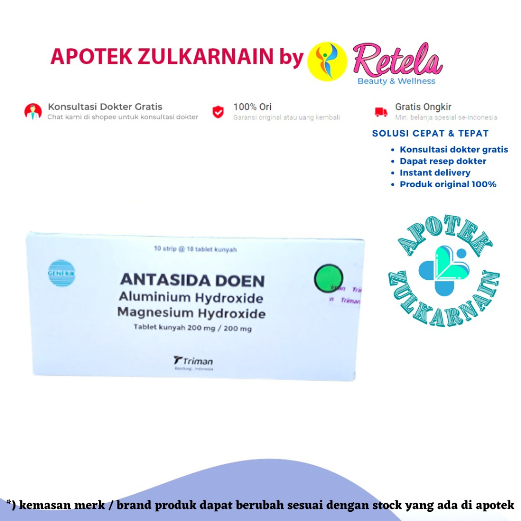 Jual Antasida Doen 10 Strip @10 Tab | Shopee Indonesia