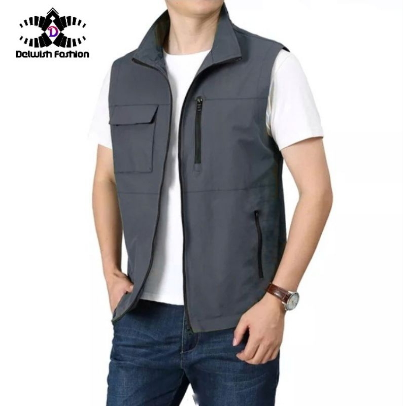 Jual DELWISH FASHION-Rompi pria terbaru/rompi keren/rompi casual/rompi ...