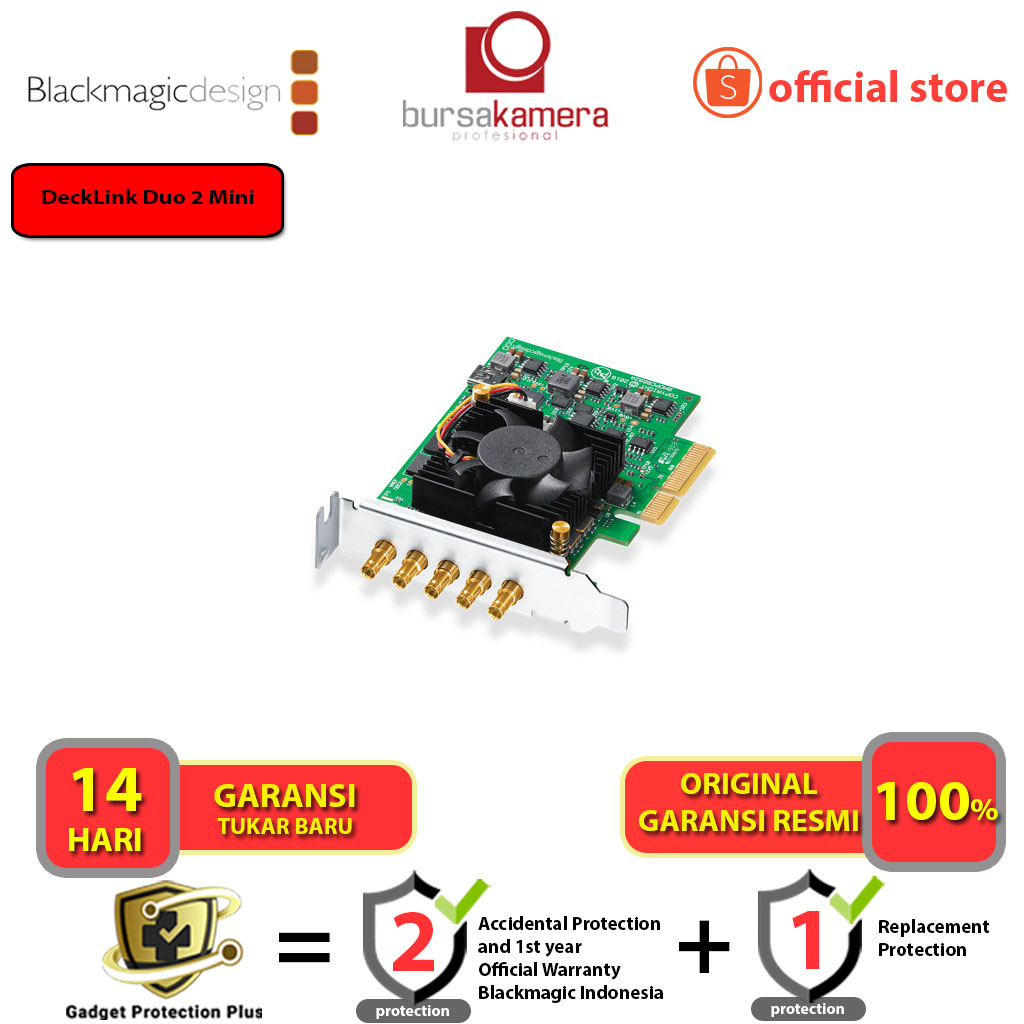 Jual Blackmagic Design DeckLink Duo 2 Mini Capture and Playback Card | Shopee Indonesia