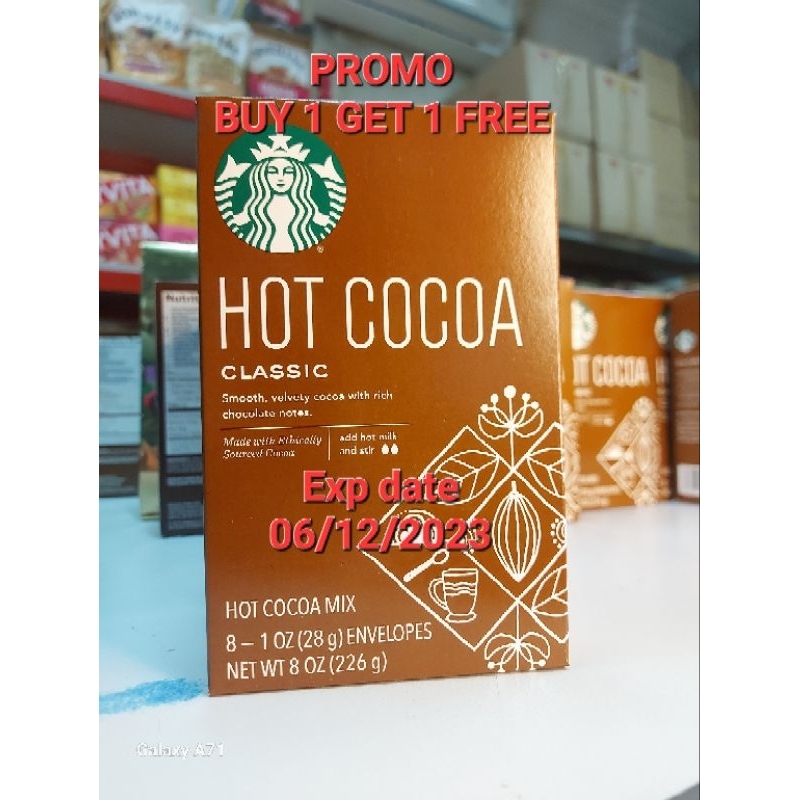 Jual starbucks hot cocoa signature classic box minuman coklat | Shopee ...