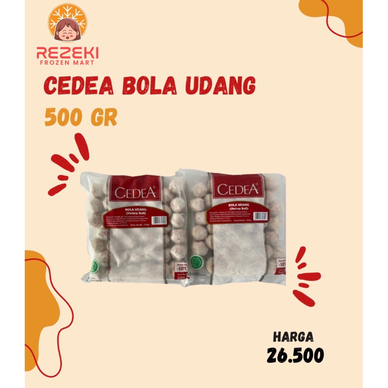 Jual Cedea Shrimp Ball 500 Gr | Bola Udang Isi 35 Pcs | Frozen Food ...