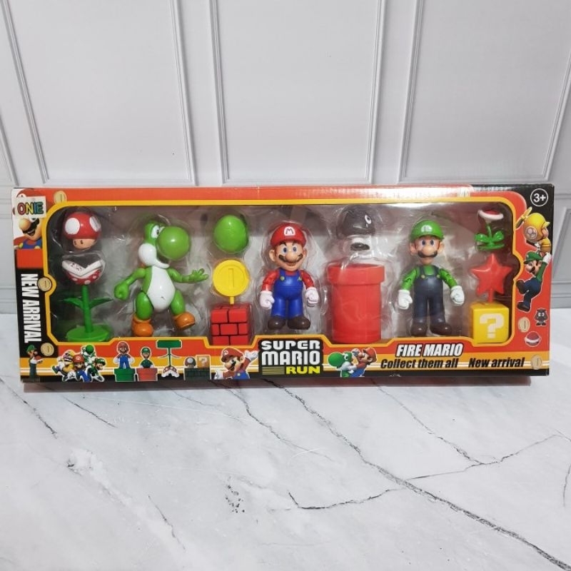 Jual Set Action Figure Mario Bros - Mainan Figure Set Mario Bros ...