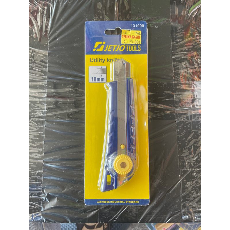 Jual pisau cutter JETJO 18Mm/gagang cutter | Shopee Indonesia