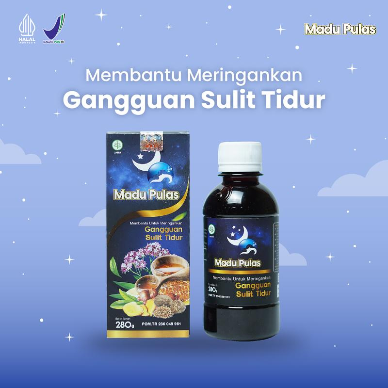 Jual Madu Pulas - Insomnia Sulit Tidur Pulas Gelisah Original BPOM ...