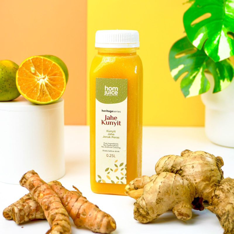 Jual Jus Sehat Jus Detox Cold Pressed Juice | Homjuice Jahe Kunyit ...