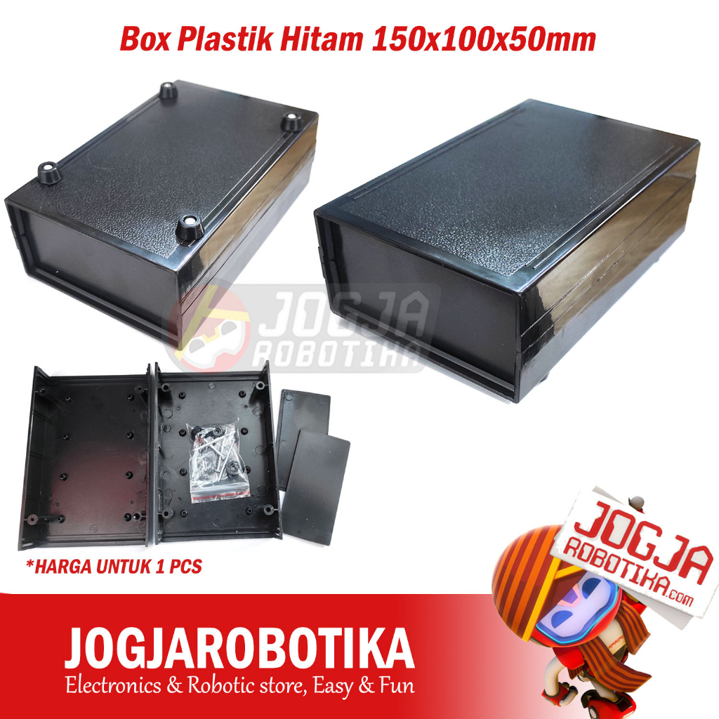 Jual Box Plastik HItam 150x100x50mm | Shopee Indonesia