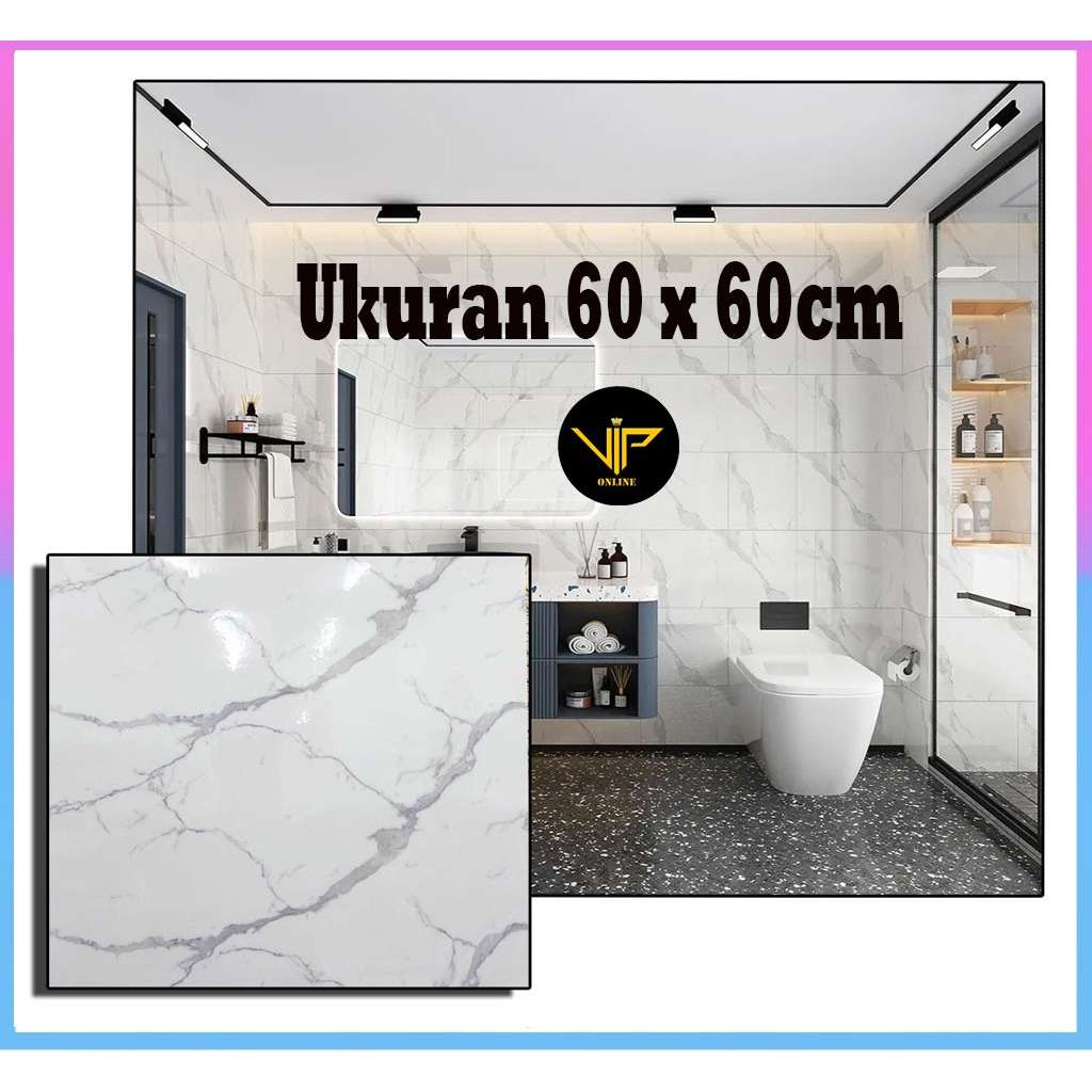 Jual VIP Wallpaper Dinding Foam Stiker Marble Dekorasi Wallfoam Sticker ...