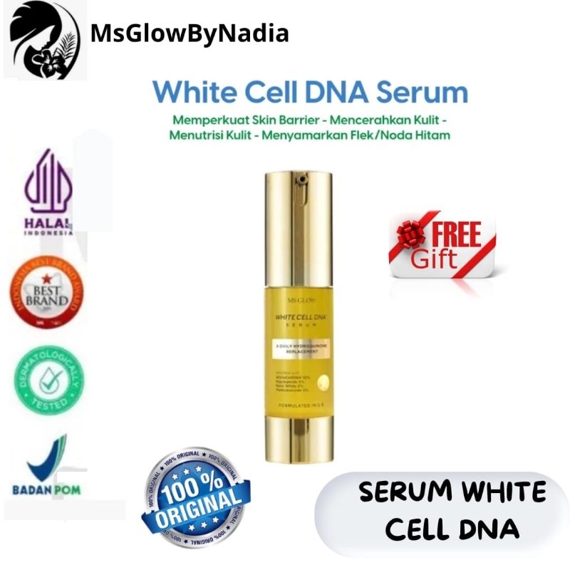 Jual Ms Glow Serum White Cell DNA | Shopee Indonesia