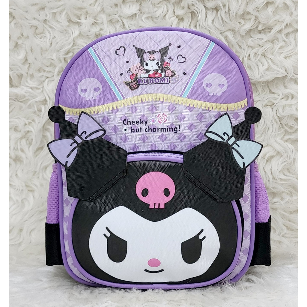 Jual Tas Sekolah Cewek TK SD Playgroup Sanrio Kuromi Ungu Trolley Bag | Shopee Indonesia