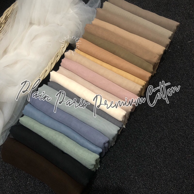 Jual NUHAA - Plain Paris Original | Hijab Segiempat Premium Paris Jadul ...