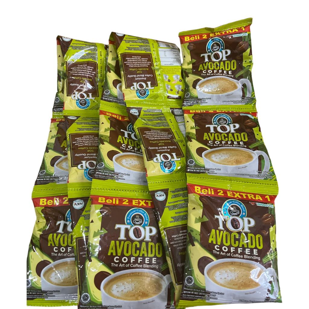 Jual KOPI TOP AVOCADO RENCENG ISI 15 PC | Shopee Indonesia