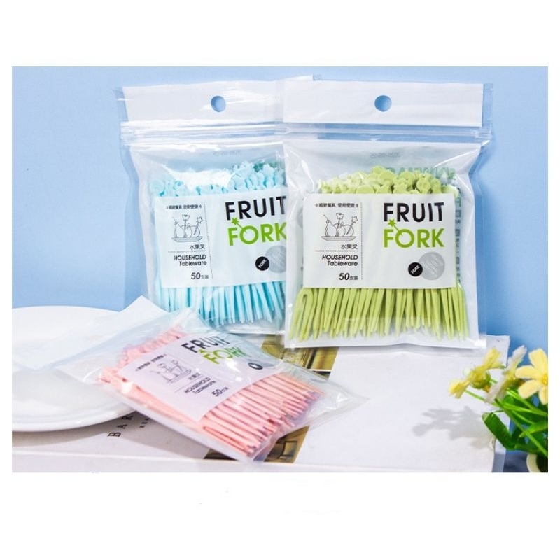 Jual (Pimenova) garpu buah garpu cake garpu mini garpu bekal | Shopee ...